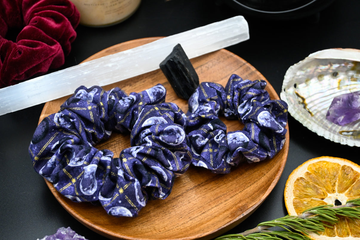 Phases Of The Moon Scrunchie – Hawthorne’s Wares